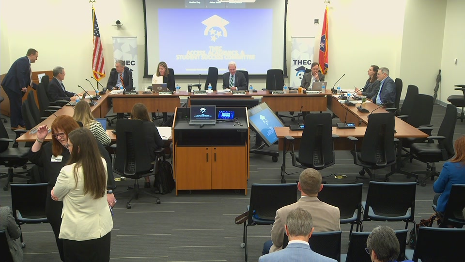 THEC Access, Academics, and Student Success Committee Meeting 02062025